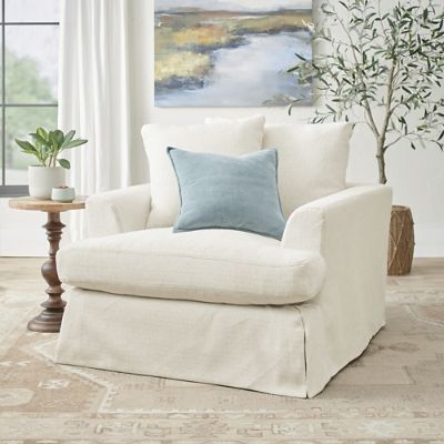 Ava Slipcovered Chair Grandin Road