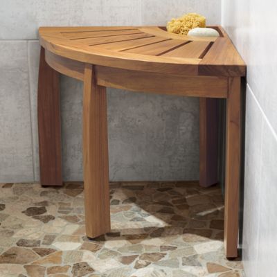 Teak Corner Bench