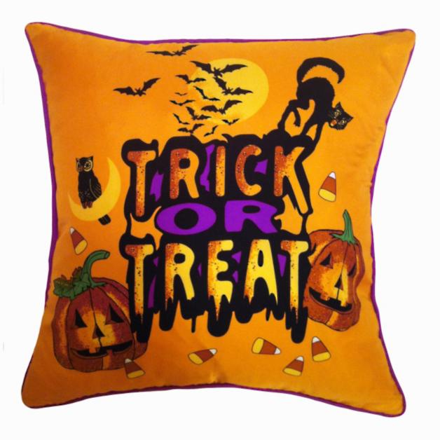 Trick or Treat Indoor Throw Pillow | Grandin Road Trick or Treat Indoor Throw Pillow | Grandin Road
