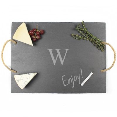 Personalized Slate Serving Tray | Grandin Road