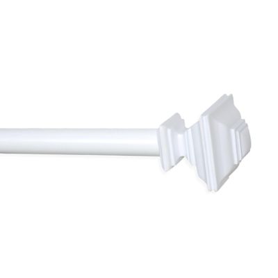 Curtain Rod Set with Square Finial | Grandin Road