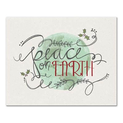 Peace on Earth Canvas Wall Art | Grandin Road