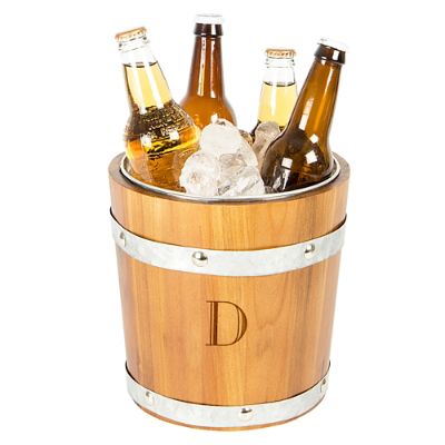 Personalized Rustic Ice Bucket | Grandin Road