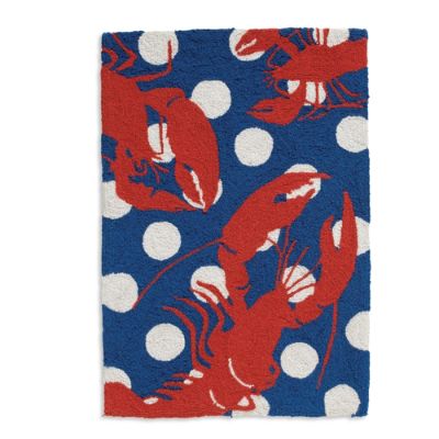 Lobster Seaside Hook Rug | Grandin Road