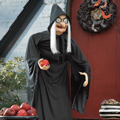 Life-Size "Snow White" Old Hag Figure | Grandin Road