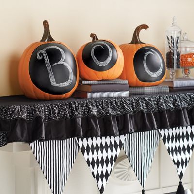 Chalkboard Pumpkin | Grandin Road