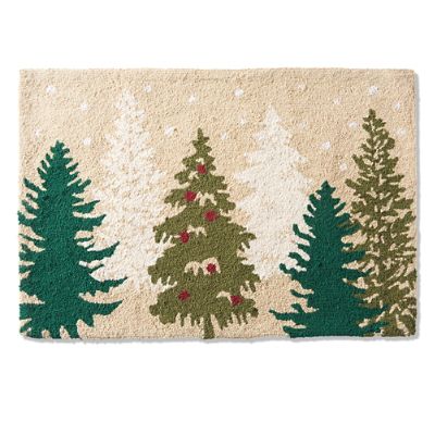 Pine Forest Door Mat and Runner | Grandin Road