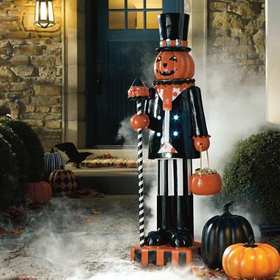 Pumpkin Man Figure | Grandin Road