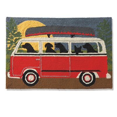 Camping Trip Weekender Area Rug | Grandin Road