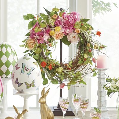 Spring Blossom Wreath | Grandin Road