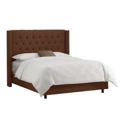 Diamond Tufted Wingback Bed | Grandin Road