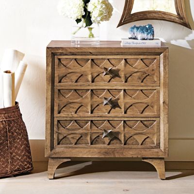 Diamond Three-Drawer Chest | Grandin Road