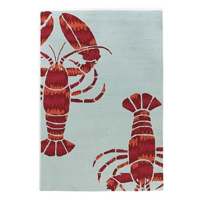 Lloyd the Lobster Outdoor Rug | Grandin Road