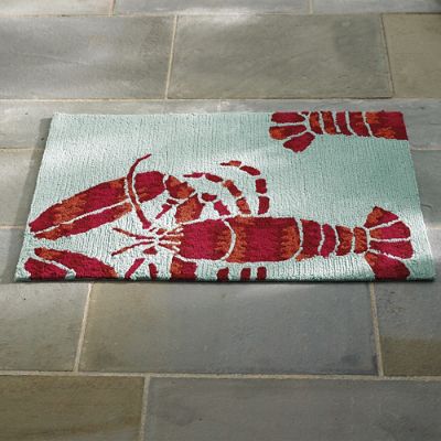 Lloyd the Lobster Outdoor Rug | Grandin Road