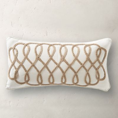 Charleston Rope Pillow | Grandin Road
