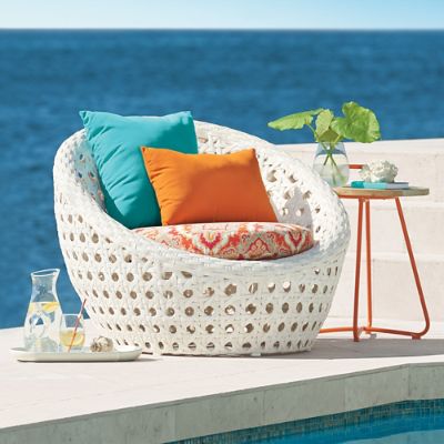 Cocoon Lounge Chair with Cushion | Grandin Road