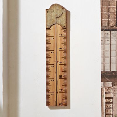 Wooden Ruler Artwork | Grandin Road