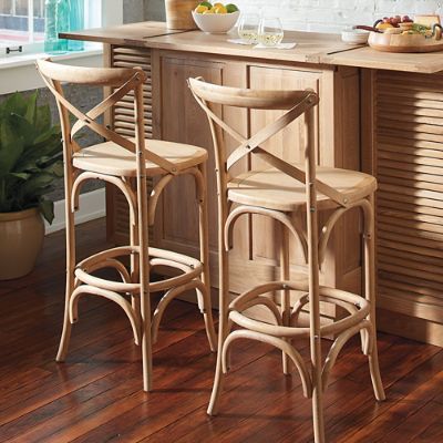 Rowan Oak Bar & Counter Stool | Grandin Road