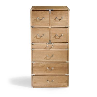 Linden Eight-Drawer Oak Chest | Grandin Road