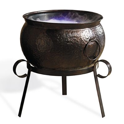 Metal Cauldron on Stand | Grandin Road
