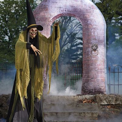 Animated Towering Macabre Witch | Grandin Road