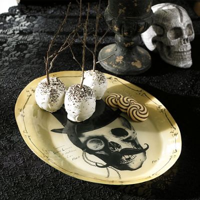 Dapper Skull Platter | Grandin Road