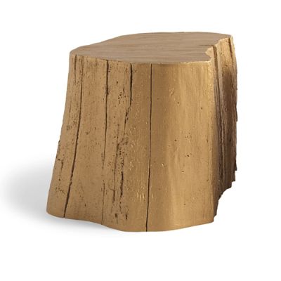 Gold Tree Stump Tables by David Bromstad | Grandin Road