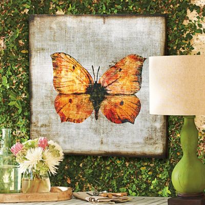 Butterfly Bliss Outdoor Wall Art | Grandin Road
