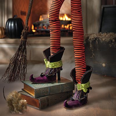 Pair of Decorative Witch Legs | Grandin Road