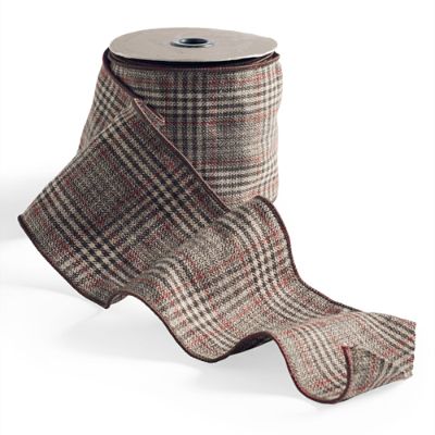 Plaid Flannel Ribbon | Grandin Road