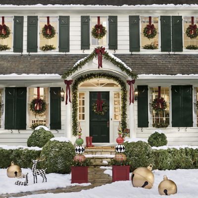 Madison Fraser Cordless Wreath | Grandin Road