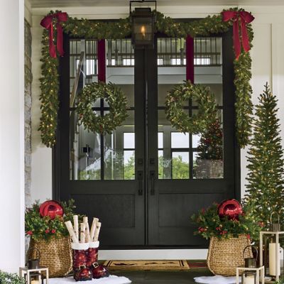 Madison Fraser Cordless Wreath | Grandin Road
