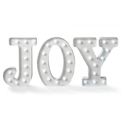 Outdoor "Joy" Marquee Letters | Grandin Road