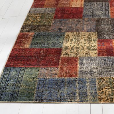 Patchwork Indoor Rug | Grandin Road
