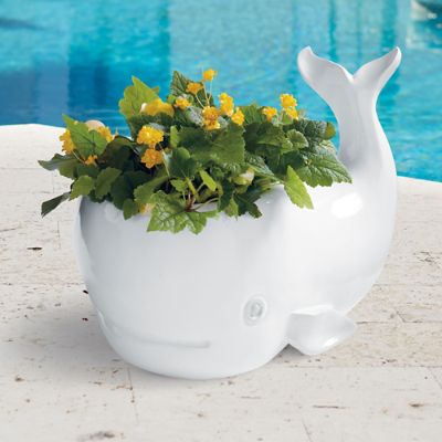 Wyatt Whale Planter | Grandin Road