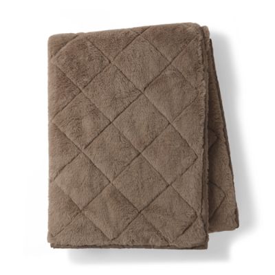Plush Puffer Throw | Grandin Road
