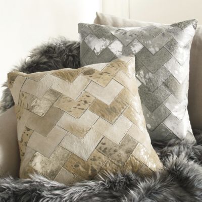 Deco Natural Hide Pillow | Grandin Road