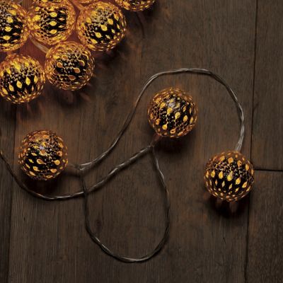 Decorative Metal String Lights | Grandin Road