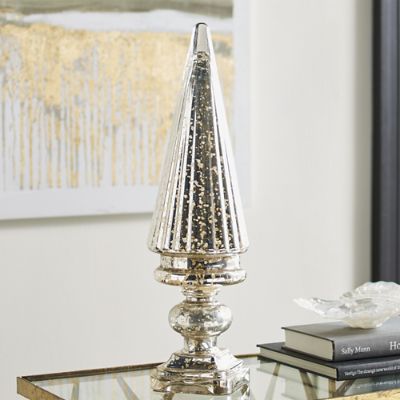 Mercury Glass Obelisks | Grandin Road