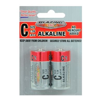 C Batteries, 2 Pack | Grandin Road