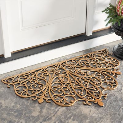 Victoria Half-round Outdoor Mat | Grandin Road