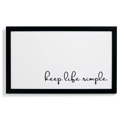 Keep Life Simple Artwork | Grandin Road
