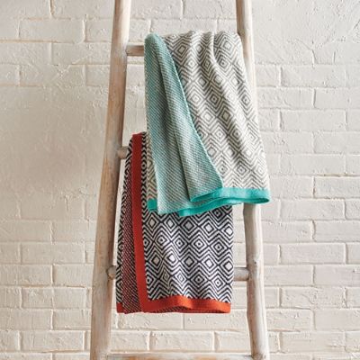 Geo Knit Throw | Grandin Road