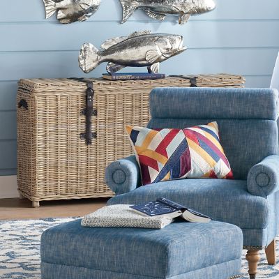 Robinson Tall Storage Trunk | Grandin Road