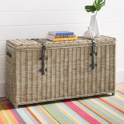 Robinson Tall Storage Trunk | Grandin Road