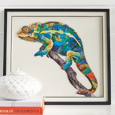 Lizard Collage Wall Art | Grandin Road