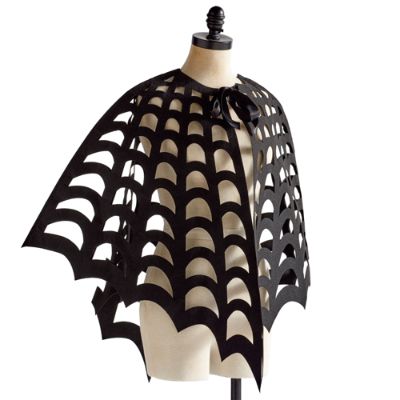Laser Cut Spiderweb Cape | Grandin Road