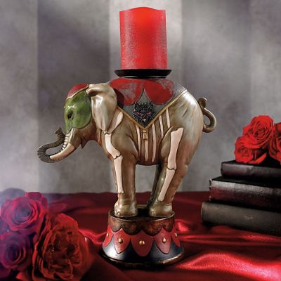 Skelephant Candle Holder | Grandin Road
