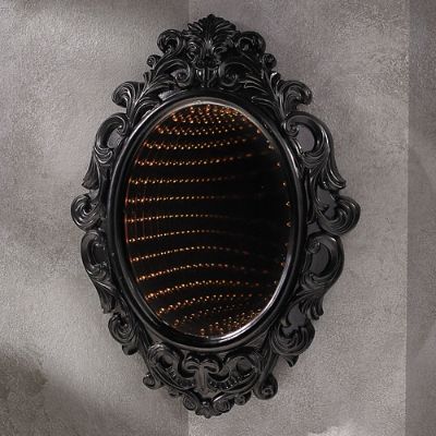 Black Infinity Mirror | Grandin Road