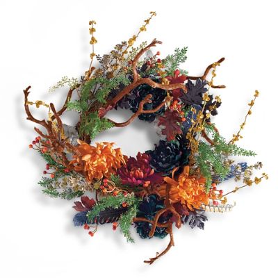 Midnight Garden Wreath | Grandin Road